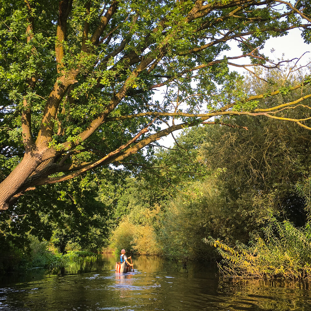 Canoeing on the Dommel River | Freeranger Canoe
