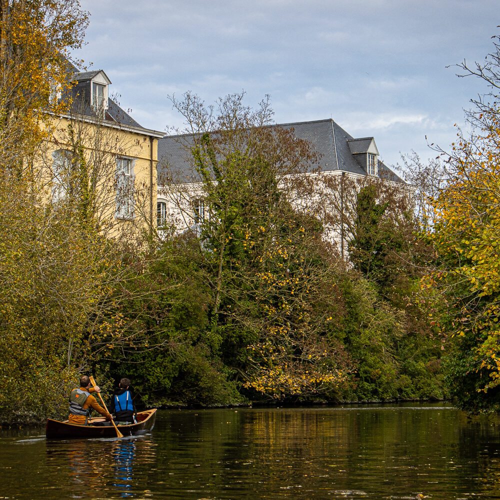 Canoeing on the Leie River | Freeranger Canoe